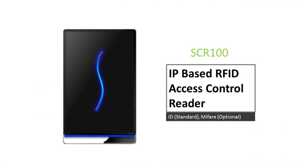 ZKTeco SCR100 RFID Access Control, IP Based Access Control Reader