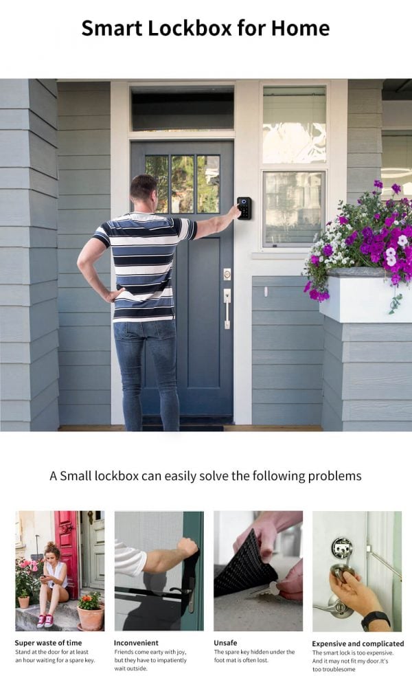 Smart bluetooth Key Lockbox, works with Tuya and TTLock /iSecus China