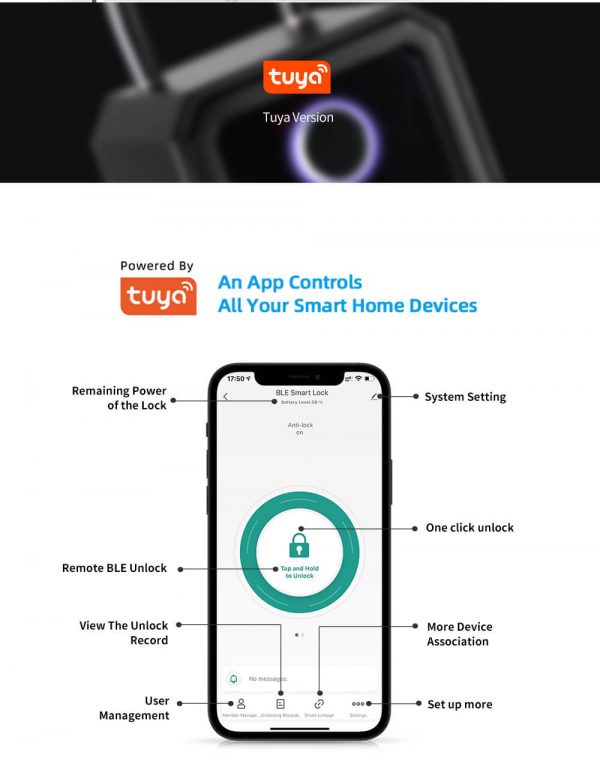 Smart bluetooth Key Lockbox, works with Tuya and TTLock /iSecus China