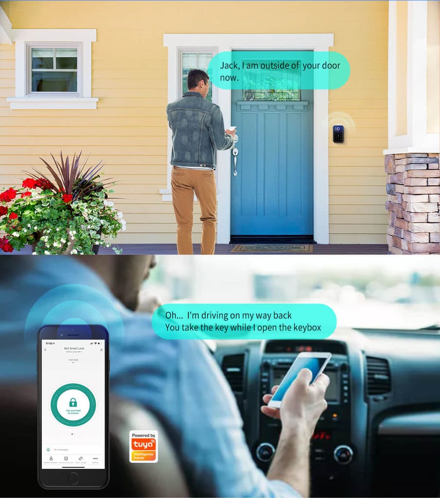 Smart bluetooth Key Lockbox, works with Tuya and TTLock /iSecus China