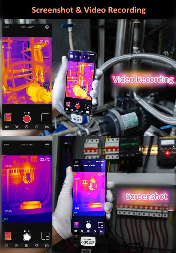 UTi256M Mobile Phone Thermal Imager for Android 256*192px/iSecus